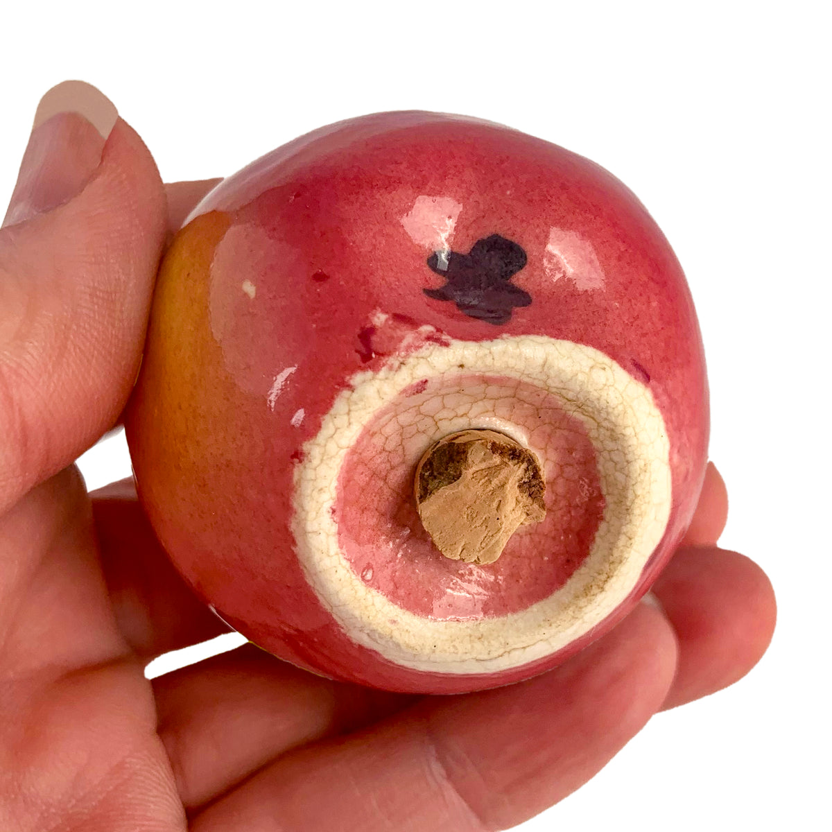 Vintage Kitsch Majolica Figural Apple Ceramic Shaker Metroware Japan ...