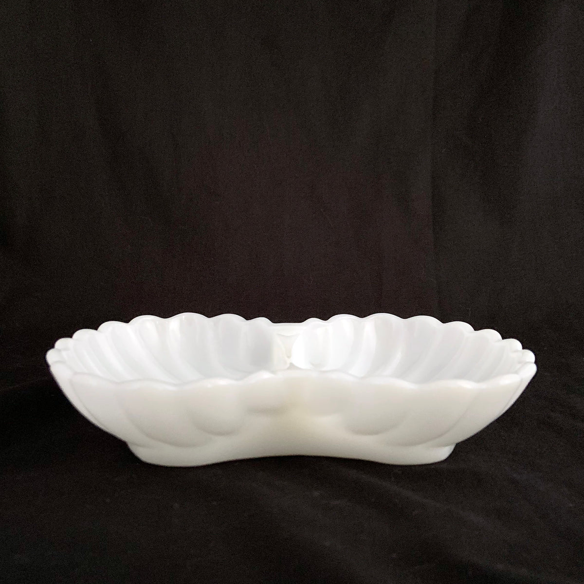 Vintage Milk Glass Double Sea Shell Soap Dish, Avon – Jack's Daughter ...