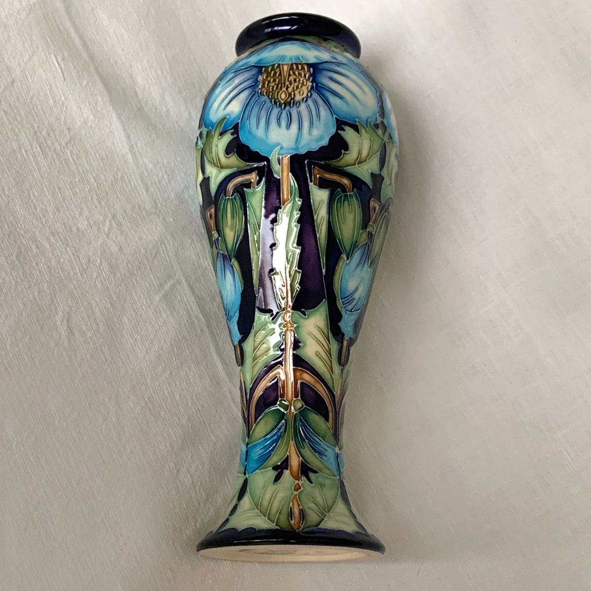 Limited Edition Meconopsis Vase Rachel Bishop Moorcroft Pottery UK ...